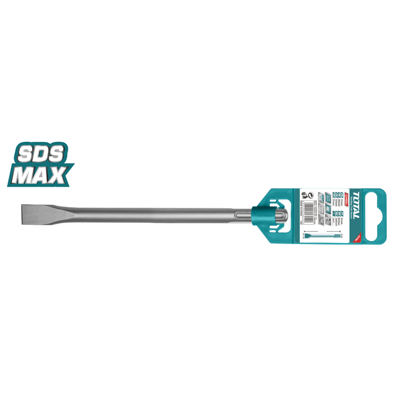 SDS Max Chisel 18X400 X 25mm Flat, TOTAL TOOLS | Altiven Power Tools